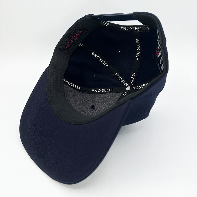 Navy Blue & White Snapback Cap – E11EVEN LIFE